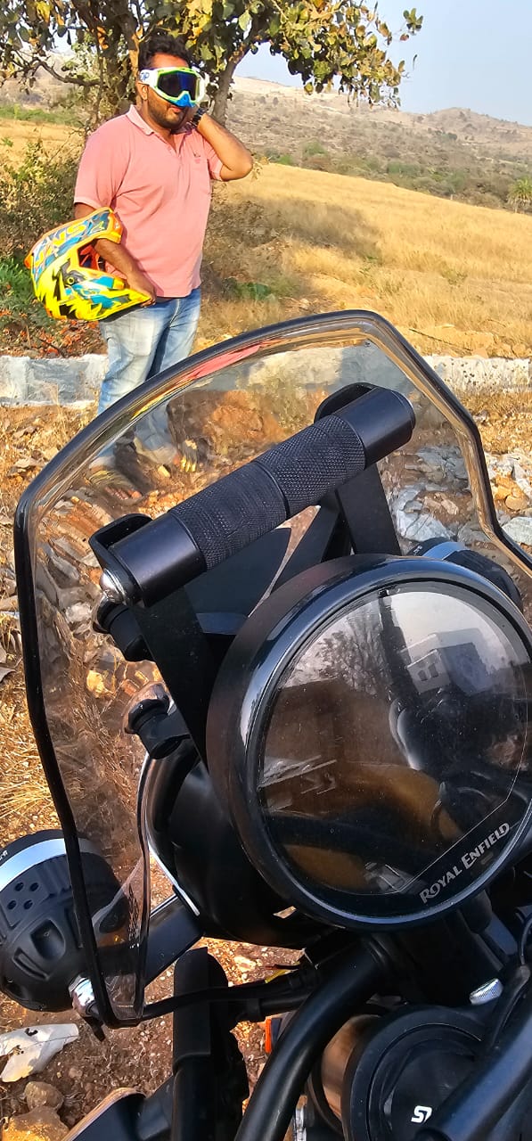 GPS Mount Aluminium Rod / Himalayan 450 – Modern Tech